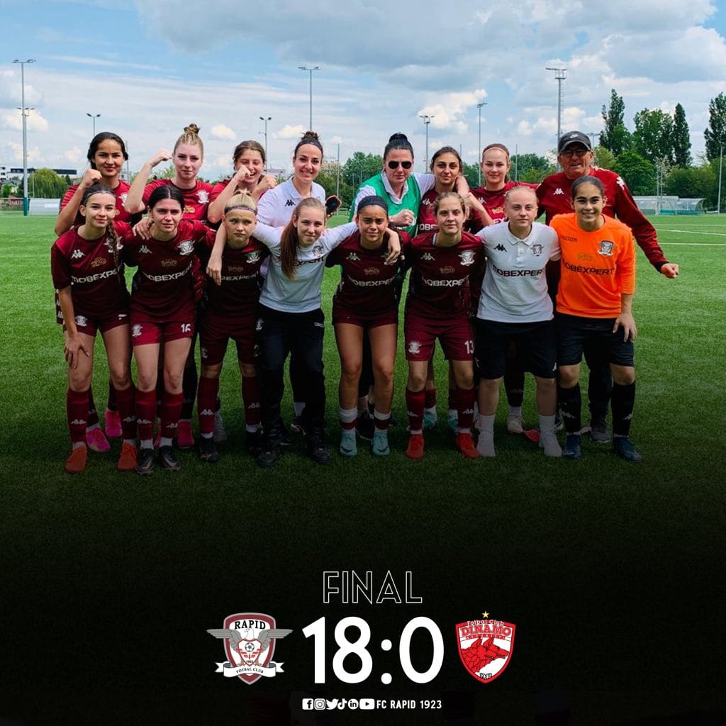 FEMININ | RAPID - DINAMO 18-0 - FC Rapid 1923