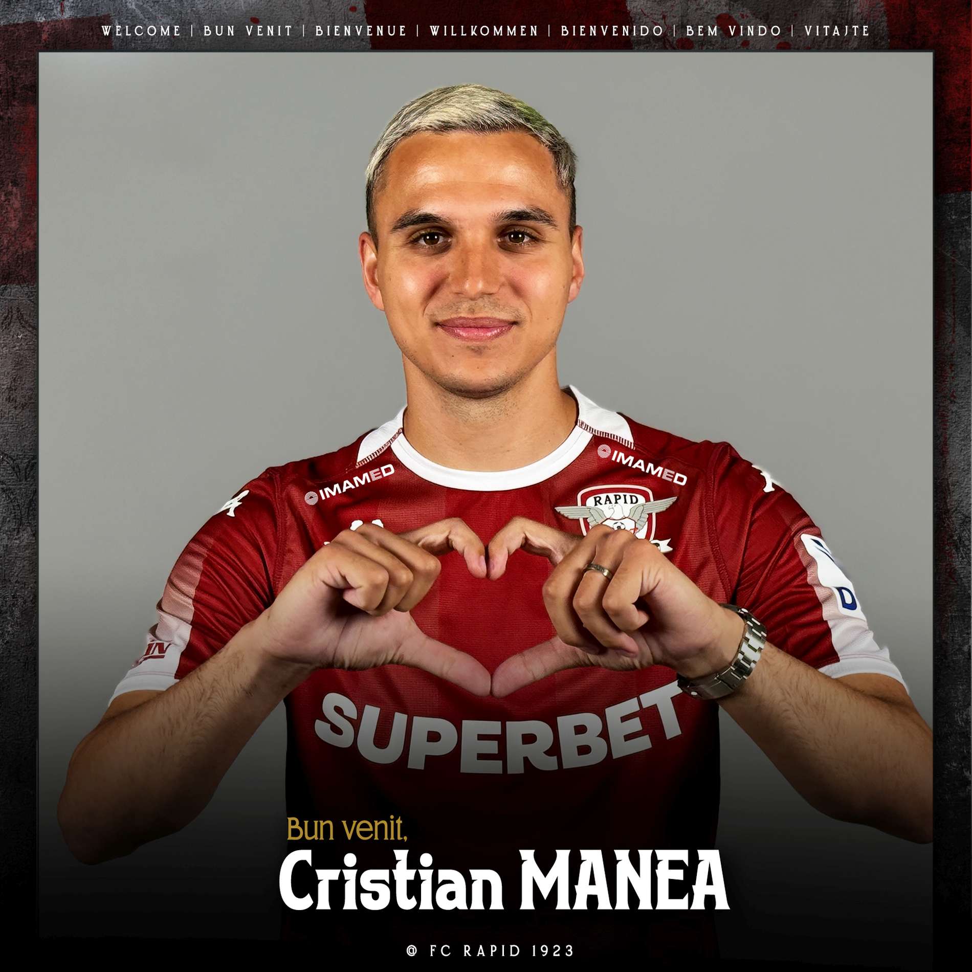 CRISTI MANEA A SEMNAT CU RAPID - FC Rapid 1923 CRISTI MANEA A SEMNAT CU RAPID - FC Rapid 1923