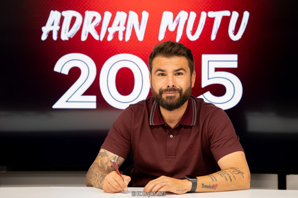 ADRIAN MUTU, LA RAPID PÂNĂ ÎN 2025 - FC Rapid 1923