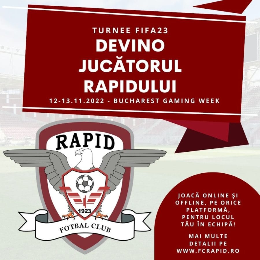 VINO SĂ JOCI PENTRU UN LOC ÎN ECHIPA FC RAPID! - FC Rapid 1923