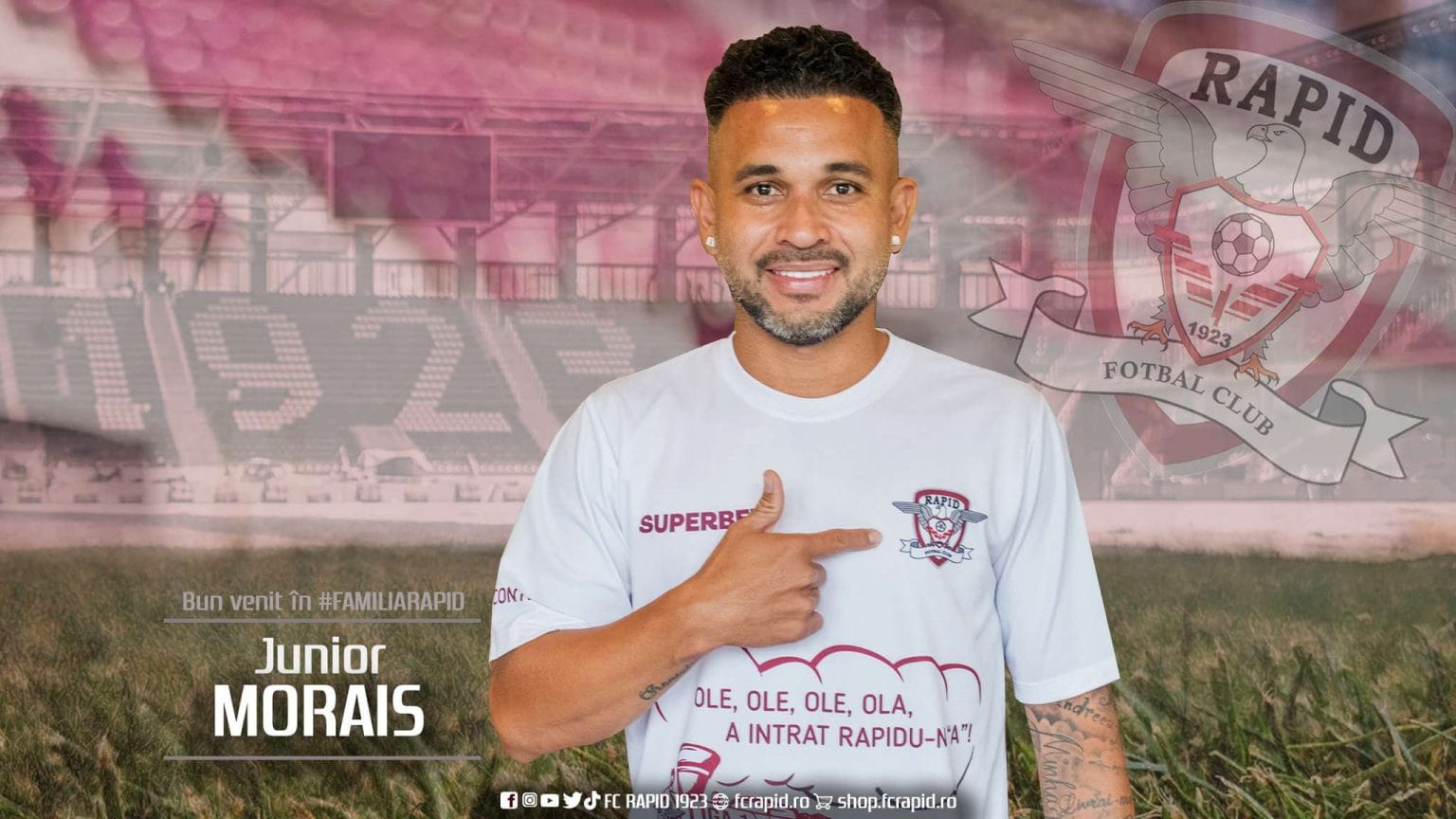 JUNIOR MORAIS A SEMNAT CU RAPID - FC Rapid 1923