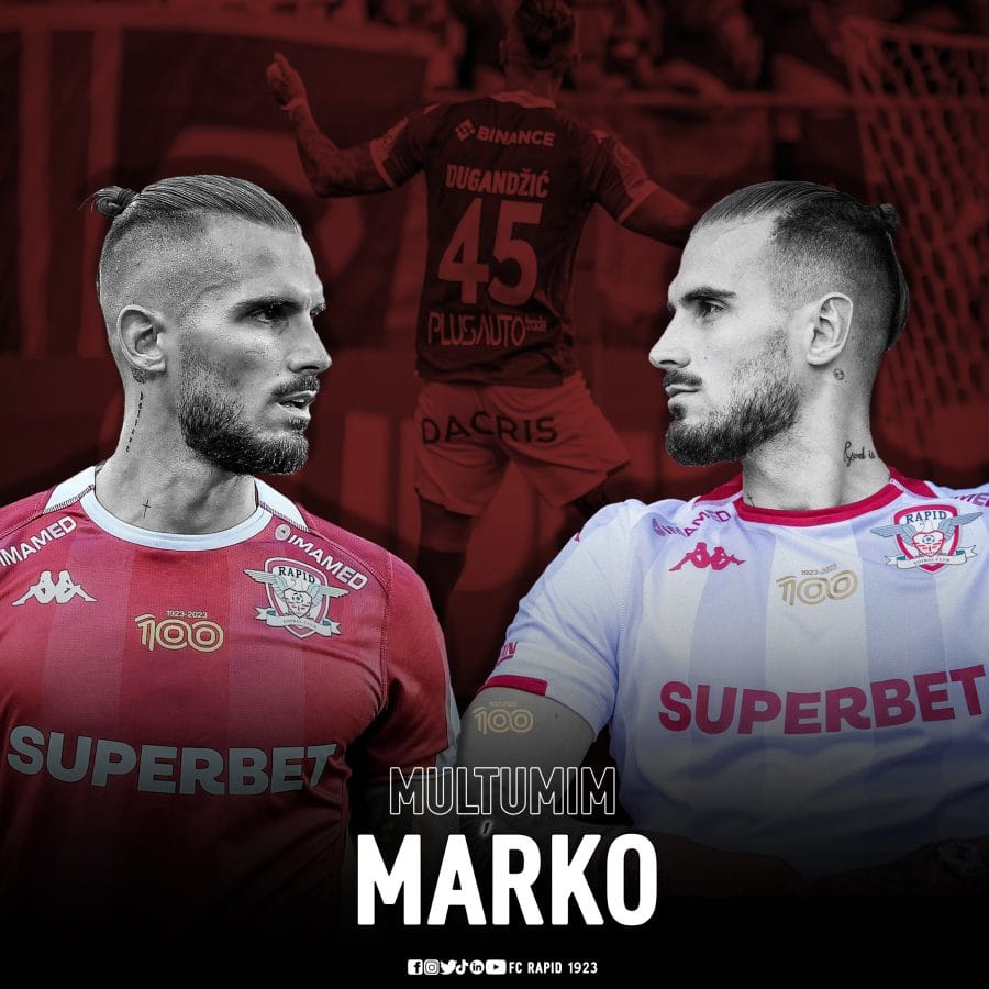MARKO DUGANDZIC S-A TRANSFERAT LA AL-TAI FC - FC Rapid 1923